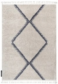 Dywany Łuszczów Kusový koberec Berber Maknes B5910 cream and grey ROZMĚR: 140x190