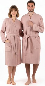 Mušelínový župan Dacca Natur 12 24 1613 unisex - M