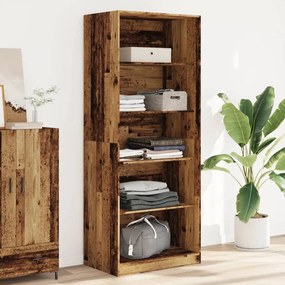 Šatní skříň old wood 80 x 50 x 200 cm kompozitní dřevo 3307727