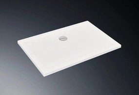 Erga Laos, obdélníková sprchová vanička 120x80x5cm, akrylát, bílá lesklá, ERG-V06-ACR-8012S-WH-CR