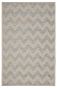 Koberec  Modern Chevron wool/ ice blue 160x230 cm