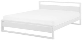 Manželská postel 180 cm GIACOMO (s roštem) (bílá). 1007287