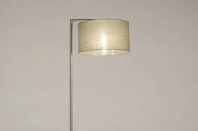 Stojací designová lampa Pallas Silver and Taupe