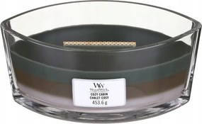 WoodWick Trilogy svíčka loď Cozy Cabin 453.6 g