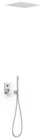TRES Cuadro Exclusive Podomítkový jednopákový sprchový set Rapid-Box, chrom 00628005