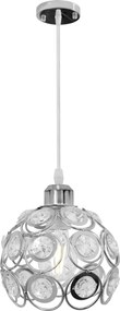 Toolight - Elegantní stropní lampa 1xE27 APP207, chromová, OSW-00402