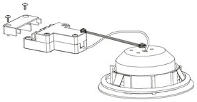 Eglo 95818 - LED podhledové svítidlo PINEDA 1xLED/4,9W/230V