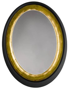 Eglo 425061 - Nástěnné zrcadlo BONTANG 80x60 cm černá/zlatá 425061