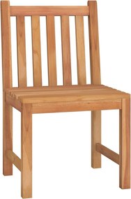 4dílný zahradní jídelní set masivní teakové dřevo 3157151