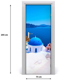 Fototapeta samolepící na dveře Santorini Řecko 75x205 cm