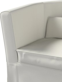 Potah na křeslo IKEA Ektorp Tullsta barva šedá látka pletený vzor