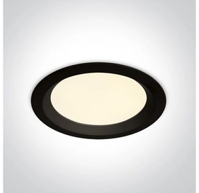ONE Light 10130UV/B zapuštěné LED svítidlo 10130UV, černé, 30W, 3000K, 4000K, 6000K, 230V, 24cm, IP44