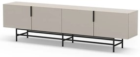 Krémový TV stolek 200x54,5 cm Eldia – Marckeric