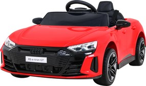 Ramiz Elektrické autíčko Audi RS E-Tron GT pro děti červené + dálkové ovládání + pohon 4x4 + rádio MP3 + LED + EVA