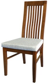 Jídelní židle LAURA, látka BZ4 (ořech)