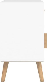 vidaXL Noční stolek 40 x 30 x 55 cm kompozitní dřevo [352142] Barva: Bílá