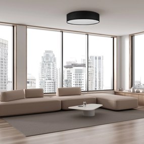 TK Lighting Černé stropní svítidlo Rondo 600mm pro žárovku 4x E27 TK1587