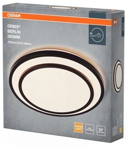 Osram - LED Stropní svítidlo ORBIS BERLIN LED/24W/230V pr. 39 cm černá