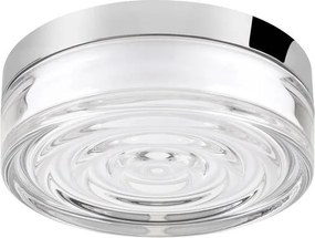 LA 1010211 CYFT WAVE XL Přisazené nástěnné a stropní svítidlo, 2700/3000/4000 K, 15 W, PHASE, 105°, IP65 černá / čirá - BIG WHITE (SLV)