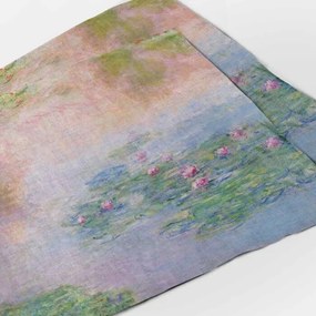 Lenbutik Lněné prostírání 48x32 cm Claude Monet Lekníny II / Water Lilies II