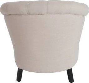 Béžové křeslo Linen - 71*65*75 cm