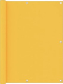 vidaXL Balkonová zástěna 120 x 500 cm 100% polyester oxford [134898] Barva: Žlutá