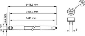 Philips MASTER LEDtube T5 1449mm HO840 / LED trubice / 26W / 3900lm /