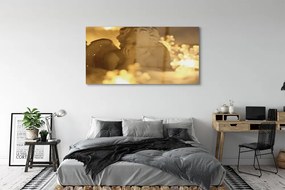 akrylový obraz Ležící anděl světla 140x70 cm