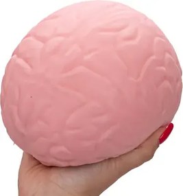 Mačkací hračka Mozek jumbo / Antistresová hračka / 15 cm / plast