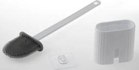Aqualine WC silikonová štětka závěsná/na postavení, bílá TF010