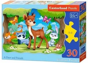 Castorland  Koloušek a jeho přátelé / 30 dílků / od 4 let