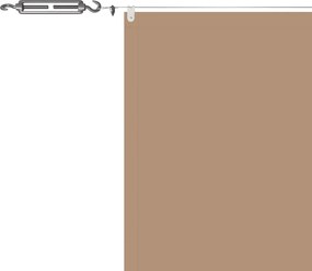 Vertikální markýza taupe 140 x 800 cm oxfordská látka 148413
