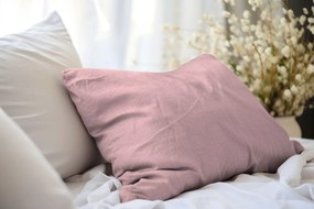Mušelínový povlak na polštářek Old rosa Velikost: 70 x 90