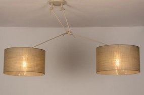 Závěsné designové svítidlo nad stůl Snap Light Taupe Duo and Sand