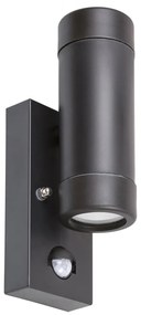 Rabalux Rabalux 8835 - Venkovní nástěnné svítidlo se senzorem MEDINA 2xGU10/10W/230V RL8835