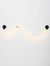 Bílé/matně černé ocelové LED nástěnné svítidlo Ilane – Nova Luce