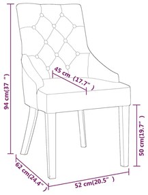 Jídelní židle 4 ks krémové samet,  3080232