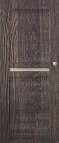 posuvné interiérové dveře do pouzdra MADERA model 2 Průchozí rozměr: 70 x 197 cm, Orientace dveří: Levé dveře, Dekor: Dub kartáčovaný