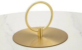 Designový konferenční stolek Venturo 60 cm krémový