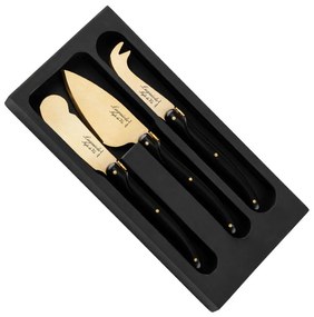 LAGUIOLE Prestige - nože na sýr, baleno v luxusní černé dřevěné krabičce