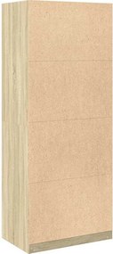 Šatní skříň dub sonoma 80 x 50 x 200 cm kompozitní dřevo 3307749
