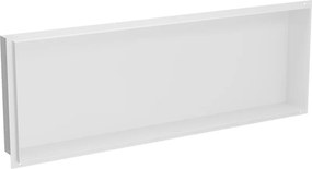 Mexen X-Wall-NR, polička na zapuštění pod obklad bez límce 90 x 30 cm, bílá, 1921903010
