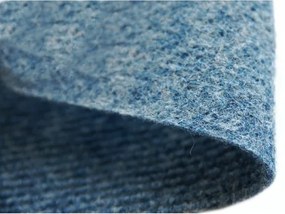 Metrážový koberec MALTA 802, ochranný, podkladový - modrý