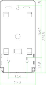 Novaservis - Zásobník na tekuté mýdlo 1000 ml, bílý, 69083,1