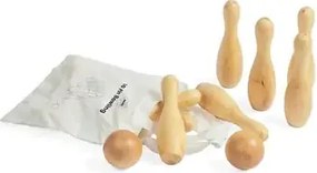 Bigjigs Toys Dřevěné kuželky / 12 dílků / od 2 let