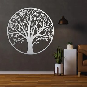 Dřevěný Strom života v kruhu | Elegantní dekorace na zeď | SENTOP PR0217
