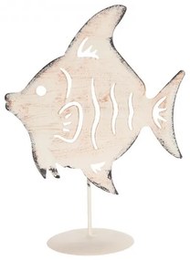 Ryba na podstavci - písek 17x24 cm