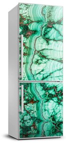 Wallmuralia Foto nálepka na ledničku Malachitová textura 60x180 cm