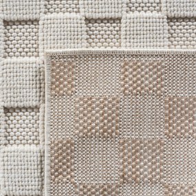 Ayyildiz, Běhoun Helix 2203 cream, 80x250, bílá, chodba / předsíň