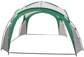 Pavilonový stan YENA s obalem 350x350 cm zeleno-bílý
